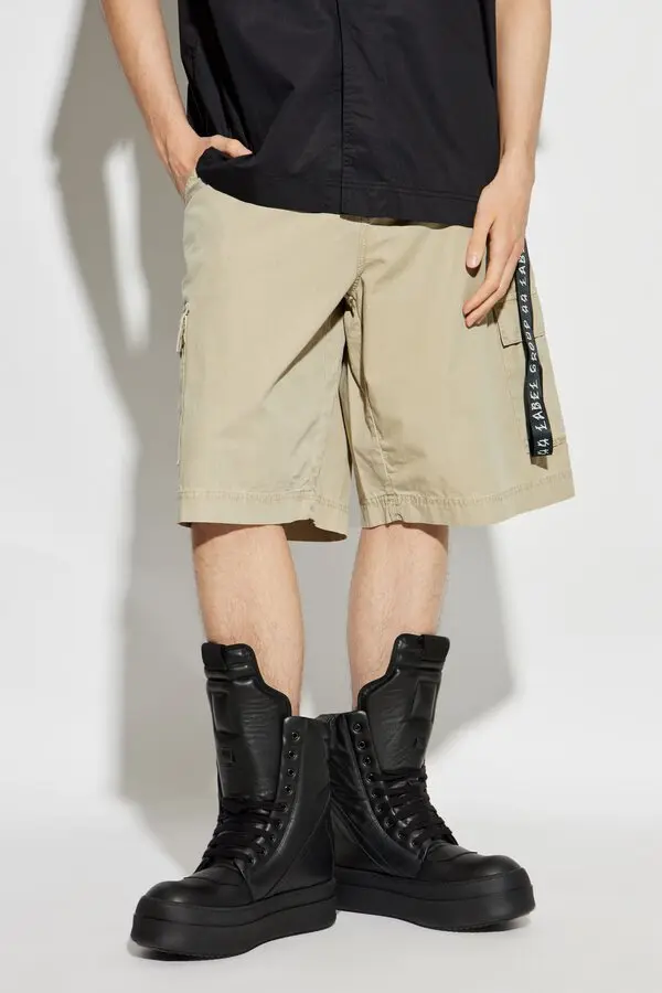 44 LABEL GROUP Cargo Shorts - Beige