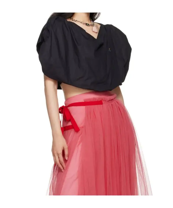 VIVIENNE WESTWOOD Orb-embroidered Heart-shaped Blouse