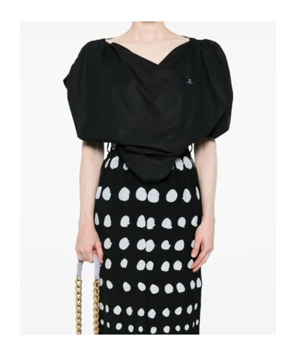 VIVIENNE WESTWOOD Orb-embroidered Heart-shaped Blouse
