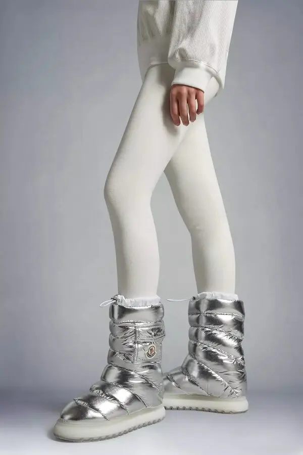 Moncler Padded Logo Patch Boots