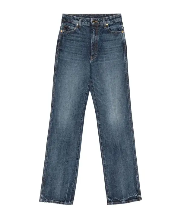 Khaite Danielle Straight-leg Jeans - Blue