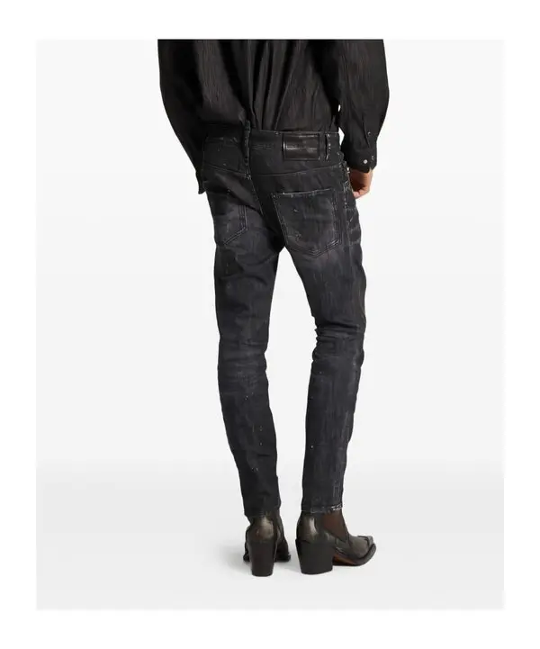 Dsquared2 Belt Loop Jeans - Black