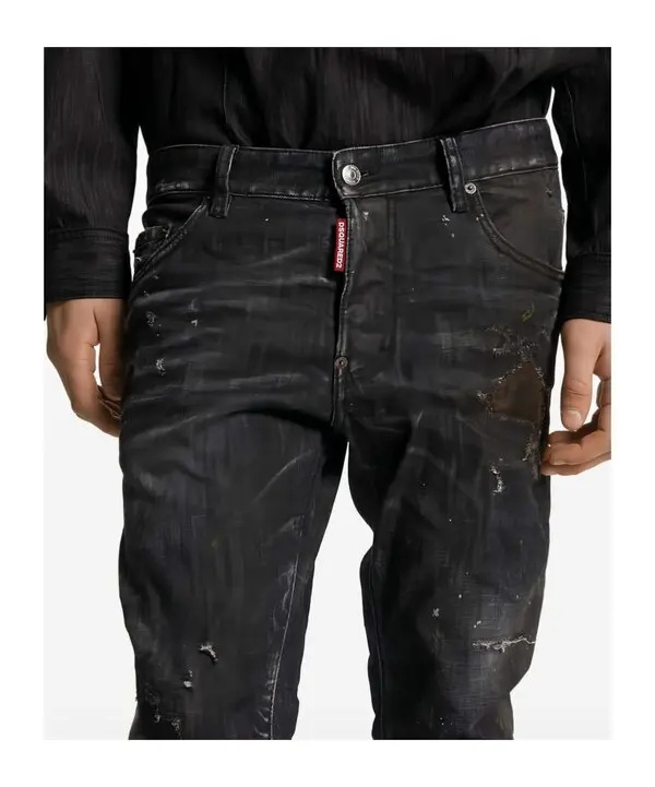 Dsquared2 Belt Loop Jeans - Black