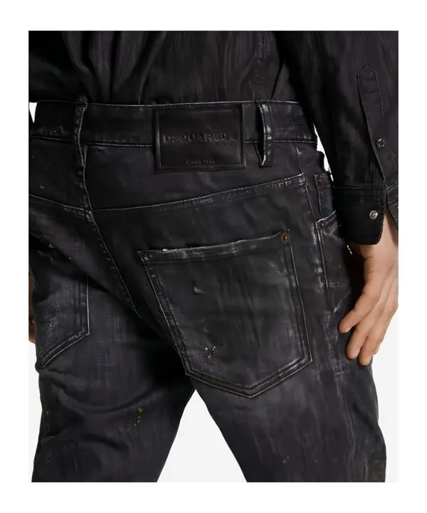 Dsquared2 Belt Loop Jeans - Black