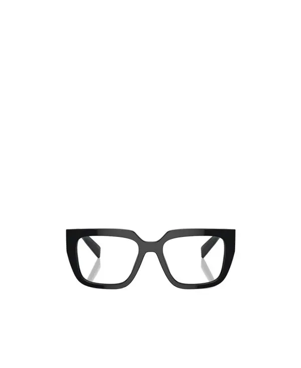 Prada Square Frame Eyeglasses - Black