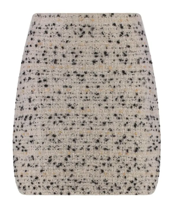 Fabiana Filippi A-line Tweed Skirt - Nude