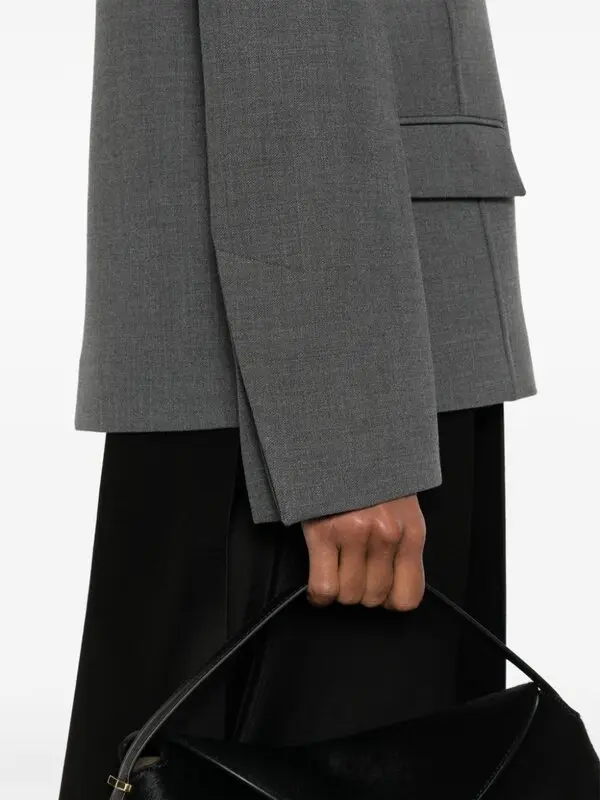 TOTEME Long Sleeve Zip Blouse