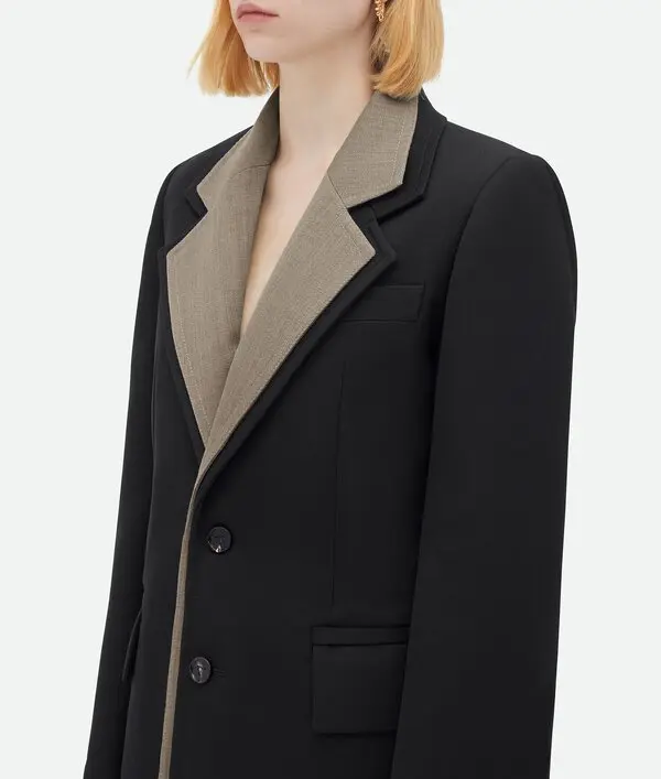 Bottega Veneta Curved Sleeved Jacket
