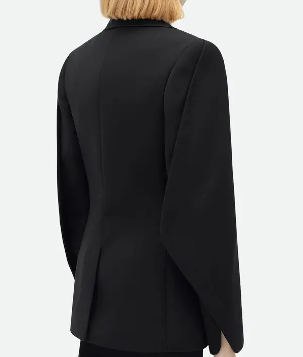 Bottega Veneta Curved Sleeved Jacket