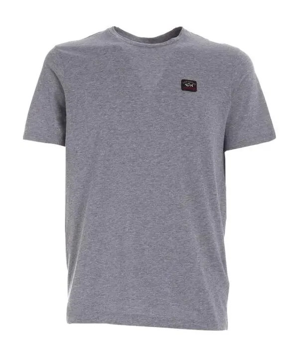 PAUL  SHARK Logo-patch Cotton T-shirt