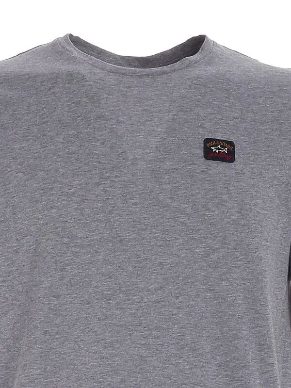 PAUL  SHARK Logo-patch Cotton T-shirt