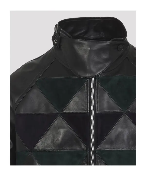 LANVIN Zip-up Leather Jacket