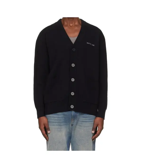 MARINE SERRE V-neck Knitted Cardigan