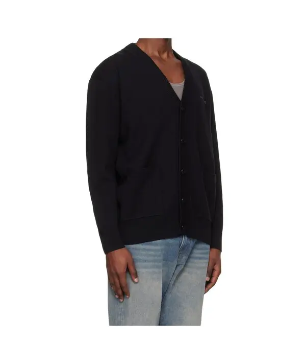 MARINE SERRE V-neck Knitted Cardigan