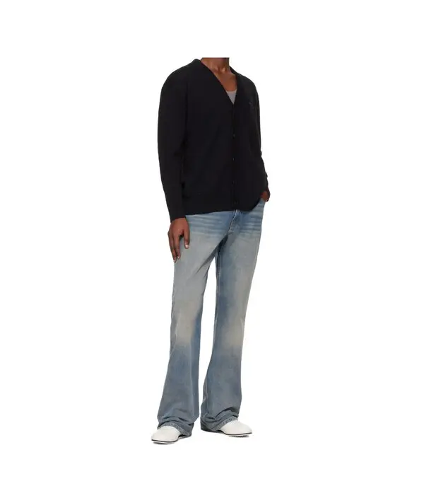 MARINE SERRE V-neck Knitted Cardigan