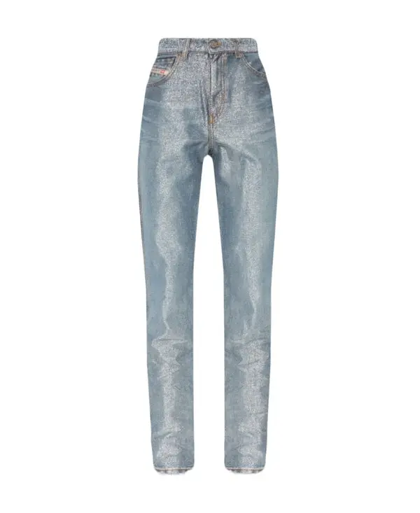 DIESEL® Drawstring Cargo Denim Shorts - Gray