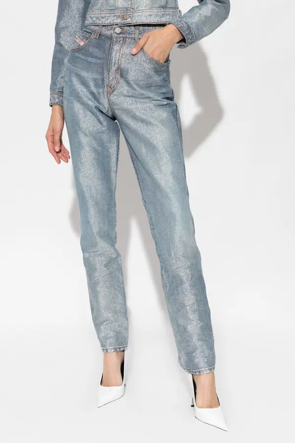 DIESEL® Sequined Denim Cargo Shorts