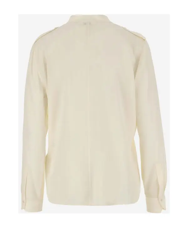 Chloé Long-sleeved Shirt With Pocket Detail