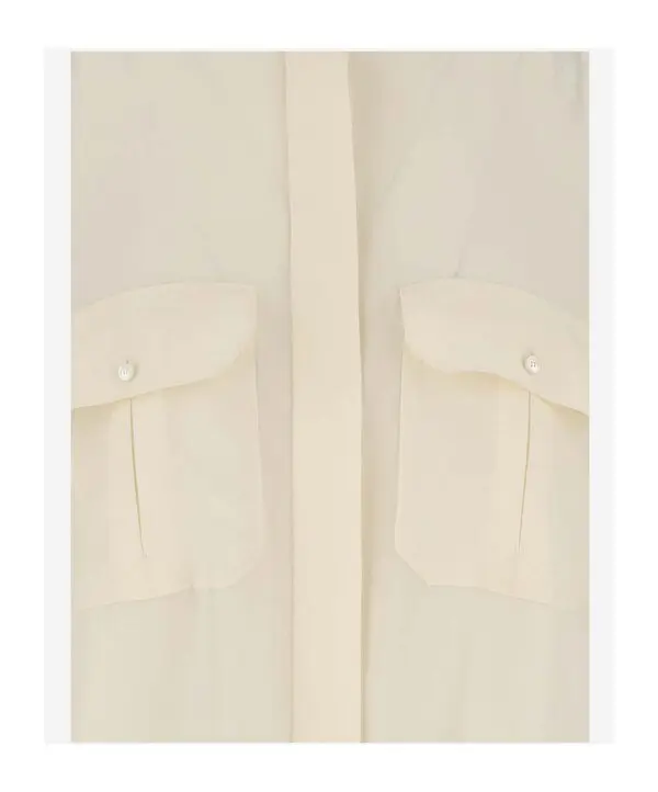 Chloé Long-sleeved Shirt With Pocket Detail
