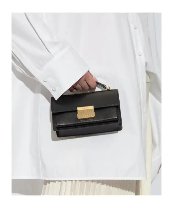 GOLDEN GOOSE Venezia Small Tote Bag - Black