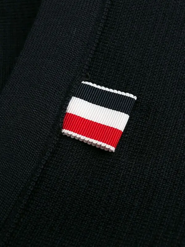 Thom Browne 4-bar Striped Cardigan - Navy Blue