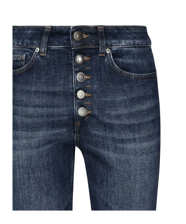 DONDUP Koons Button Trousers - Blue