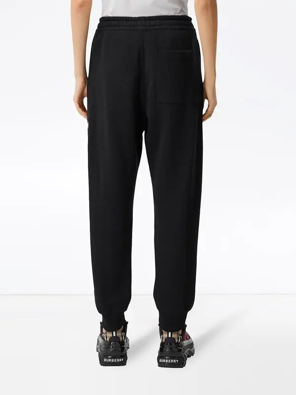 Burberry Logo Print Jogging Pants