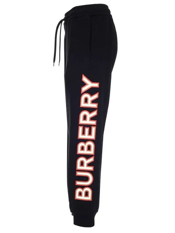 Burberry Logo Print Jogging Pants