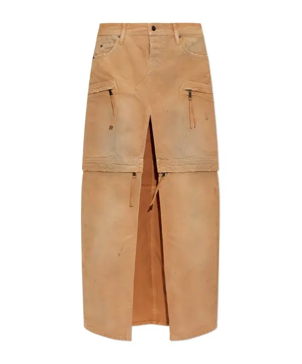 Dsquared2 Utility Distressed Long Skirt