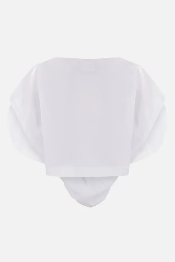 VIVIENNE WESTWOOD Asymmetrical Draped Top - White
