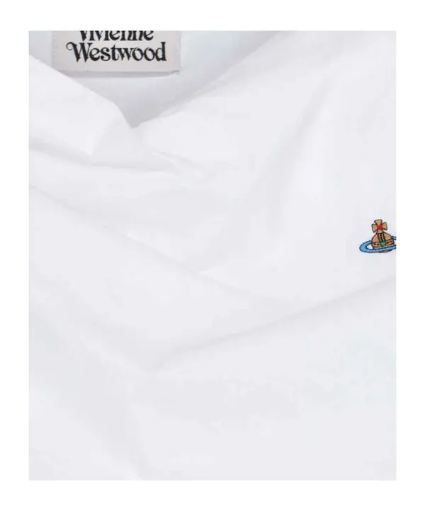 VIVIENNE WESTWOOD Asymmetrical Draped Top - White
