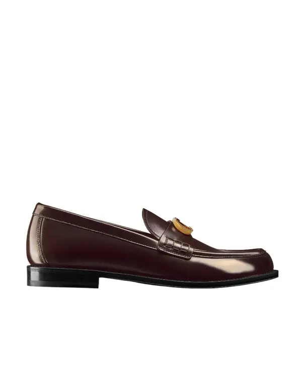 Dior Granville Loafer With Cd Icon Logo Buckle - Brown