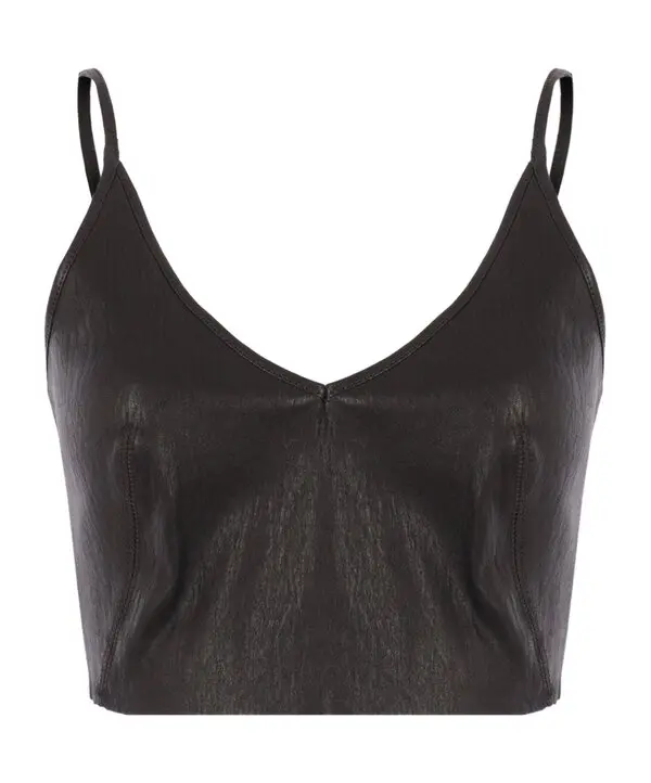 Rick Owens Sleeveless Sweetheart Neckline Top With Back Zipper - Black