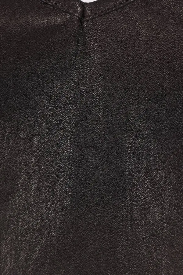 Rick Owens Sleeveless Sweetheart Neckline Top With Back Zipper