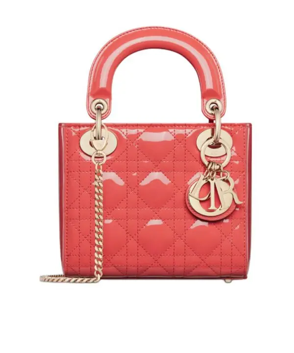 Dior Mini Lady Handbag - Red