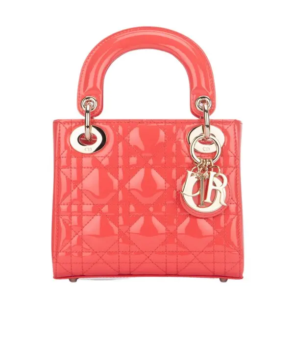 Dior Mini Lady Handbag - Red