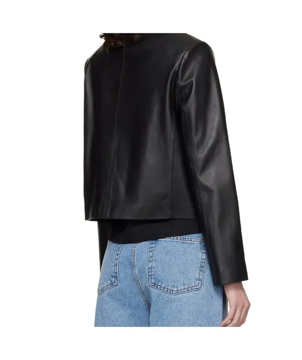 Loulou De Saison Leather Button Jacket