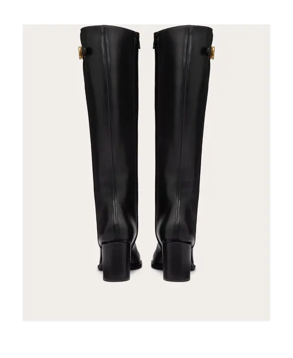 Valentino Garavani Vlogo Signature Almond Toe Boots