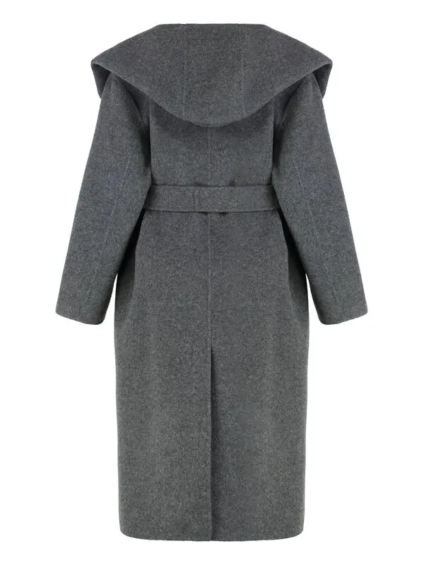 Max Mara Cashmere And Wool Hooded Coat