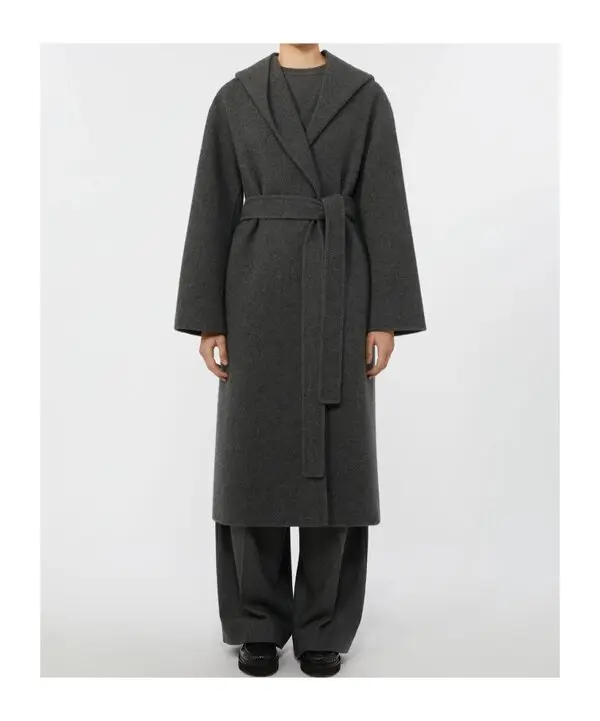 Max Mara Cashmere And Wool Hooded Coat