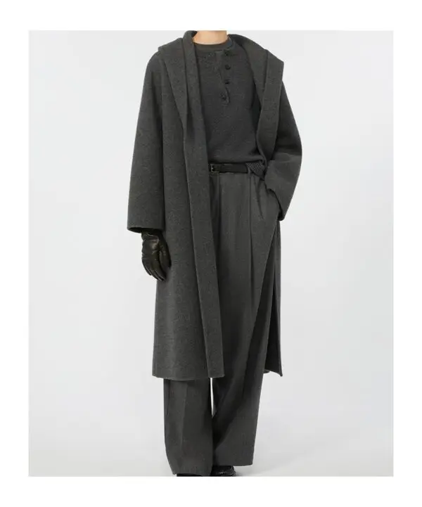 Max Mara Cashmere And Wool Hooded Coat