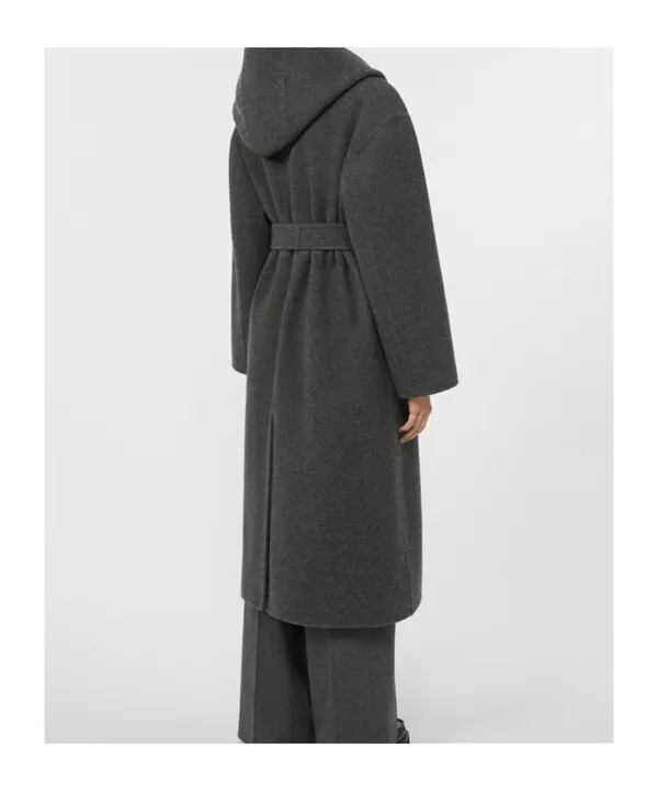 Max Mara Cashmere And Wool Hooded Coat