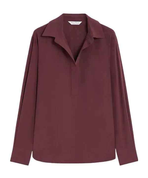 Max Mara Long-sleeved Shirt - Cherry Color