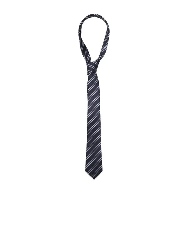 TOM FORD Diagonal Stripe Silk Neck Tie - Black