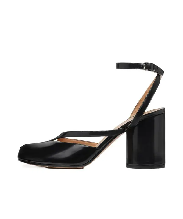 MAISON MARGIELA Tabi Slingback Pumps With Cylindrical Heel