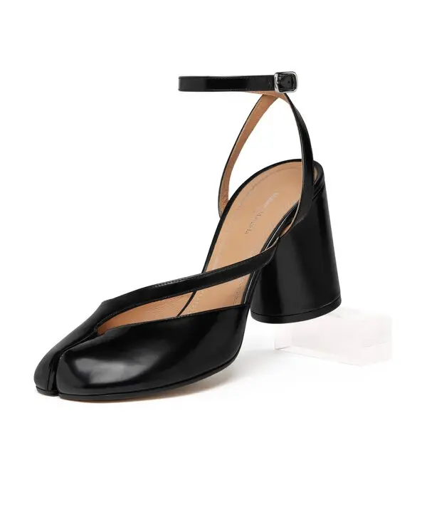 MAISON MARGIELA Tabi Slingback Pumps With Cylindrical Heel