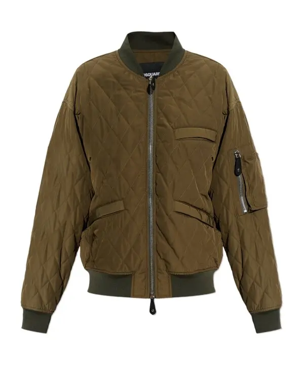 Dsquared2 Rebels Quilted Bomber Jacket
