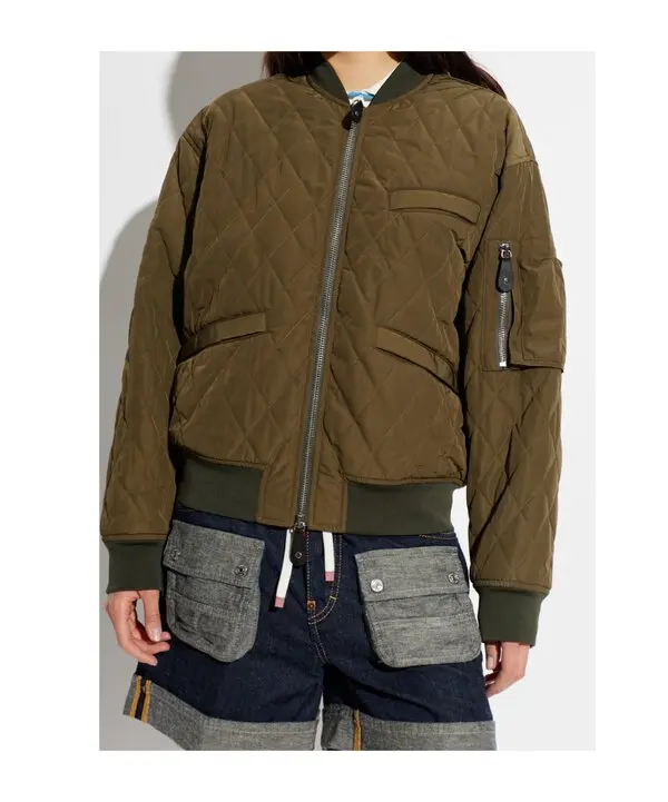 Dsquared2 Rebels Quilted Bomber Jacket