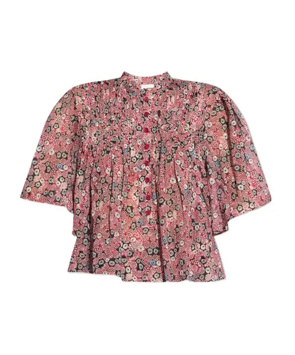 Isabel Marant Étoile Graphic Printed Cropped Top