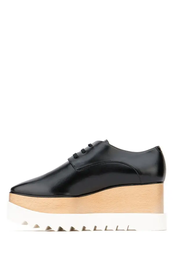 Stella McCartney Elyse Lace-up Platform Shoes - Black